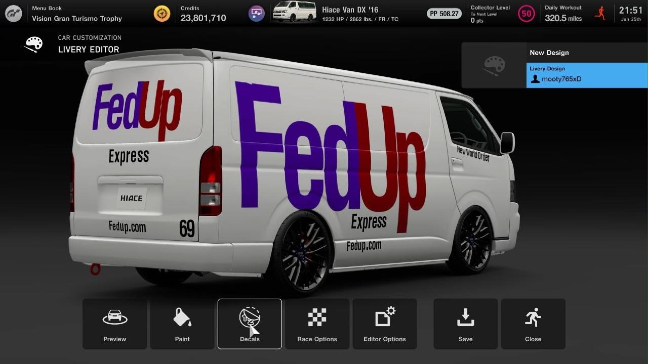 GRAN TURISMO 7 FEDEX DELIVERY VAN SPOOF... ACTUALLY SURPRISED NOBODY ...