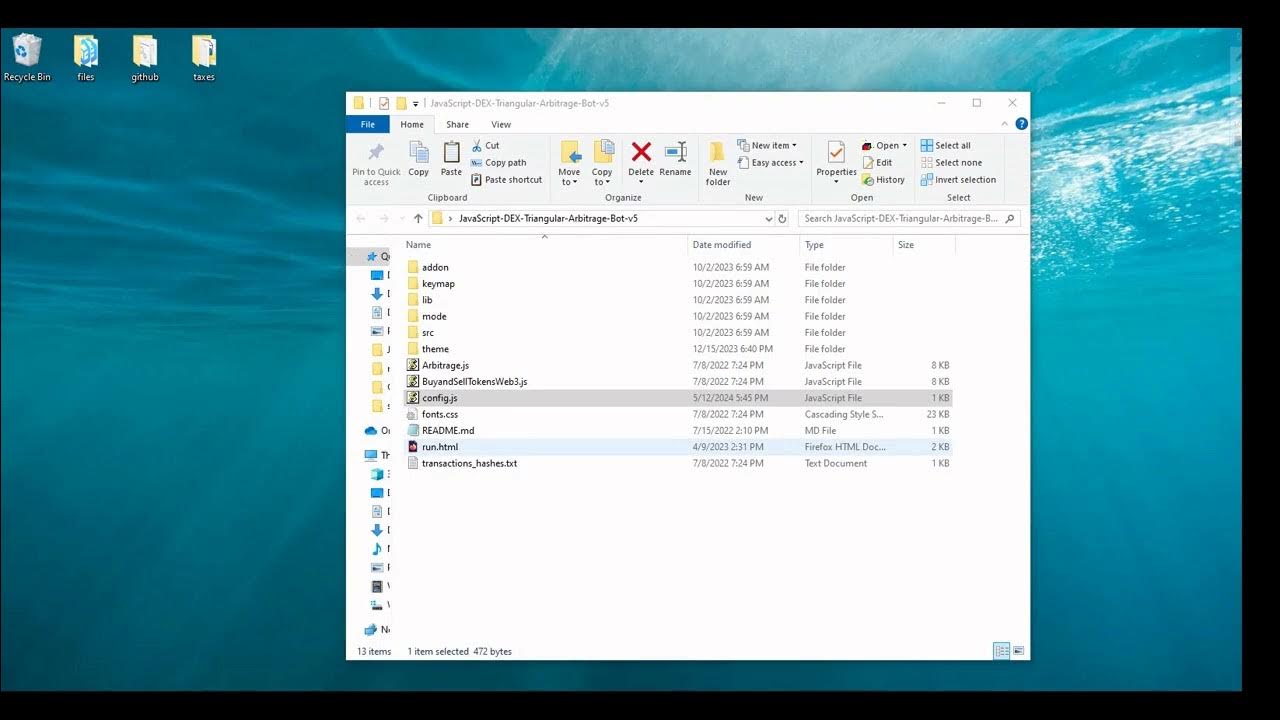 Updated: How to configure and run the DEX Triangular Arbitrage Bot version 5 - YouTube