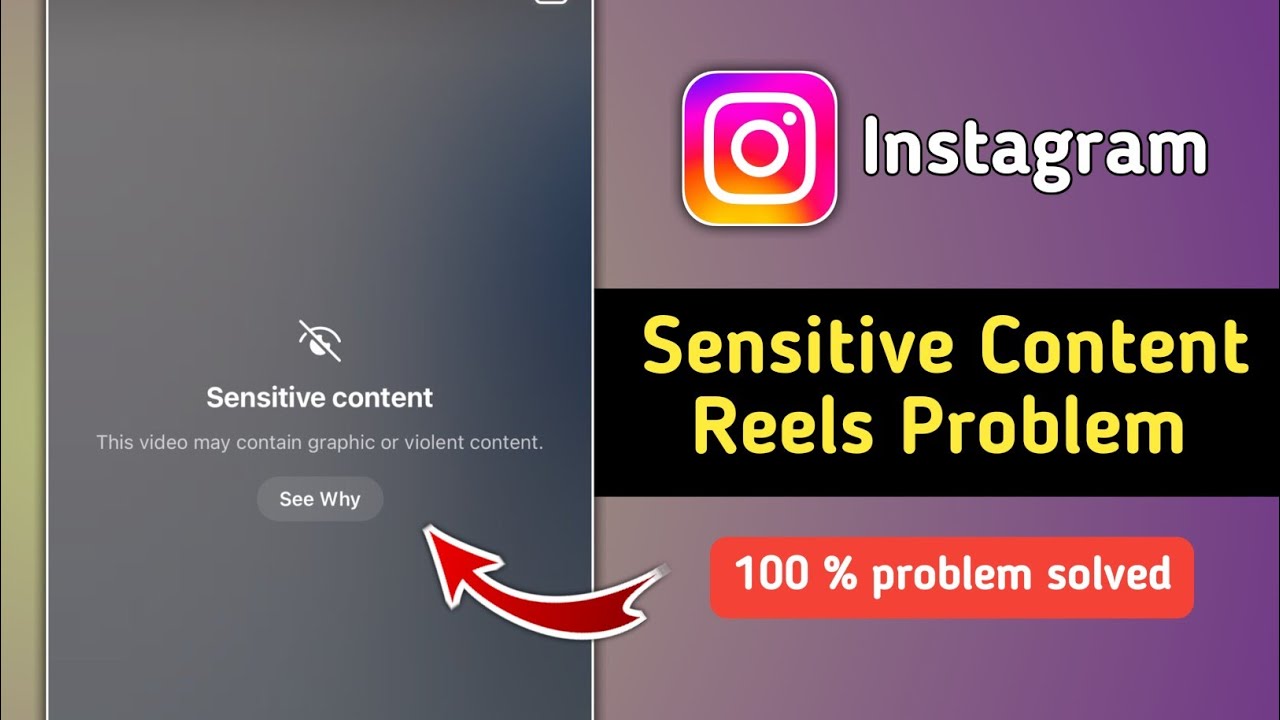 Instagram Reels Sensitive Content Problem Solved - YouTube
