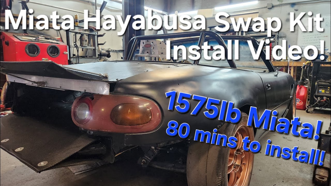 Hayabusa - Miata Swap Kit Installation Video - Spec13 Motorsports - YouTube