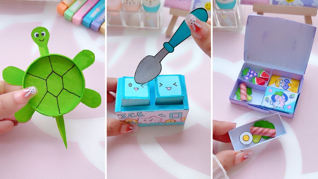 Easy craft ideas / miniature Craft / easy to make / DIY / school ...