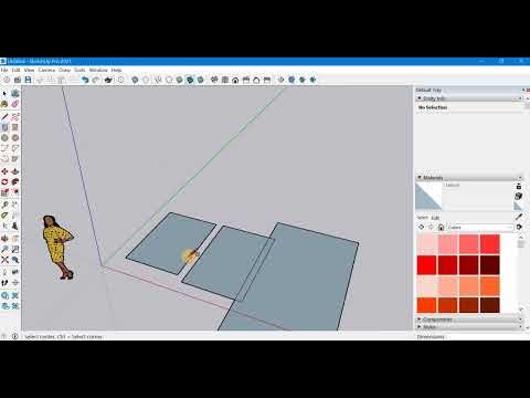 SketchUp Basic - Rectangle Tool - YouTube