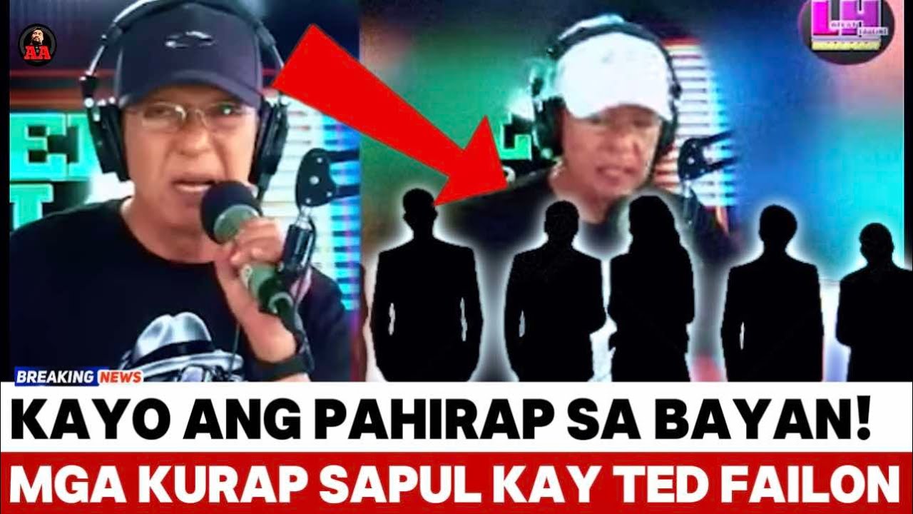 LOOK: K0RAP NA MGA POLITIKO KASAK KAY TED FAILON, TINAWAG NA BUWAYA AT ...