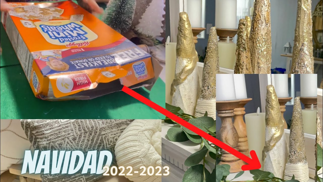New Creando bellezas De PIno 🌲 con Cartón🌲 DIY Inspirado POTTERY BARN ...