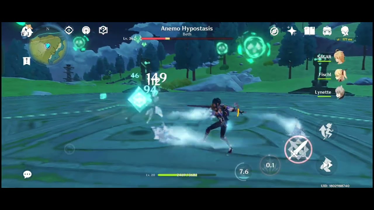 [Genshin Impact] Finally Defeat Anemo Hypostasis Boss - YouTube