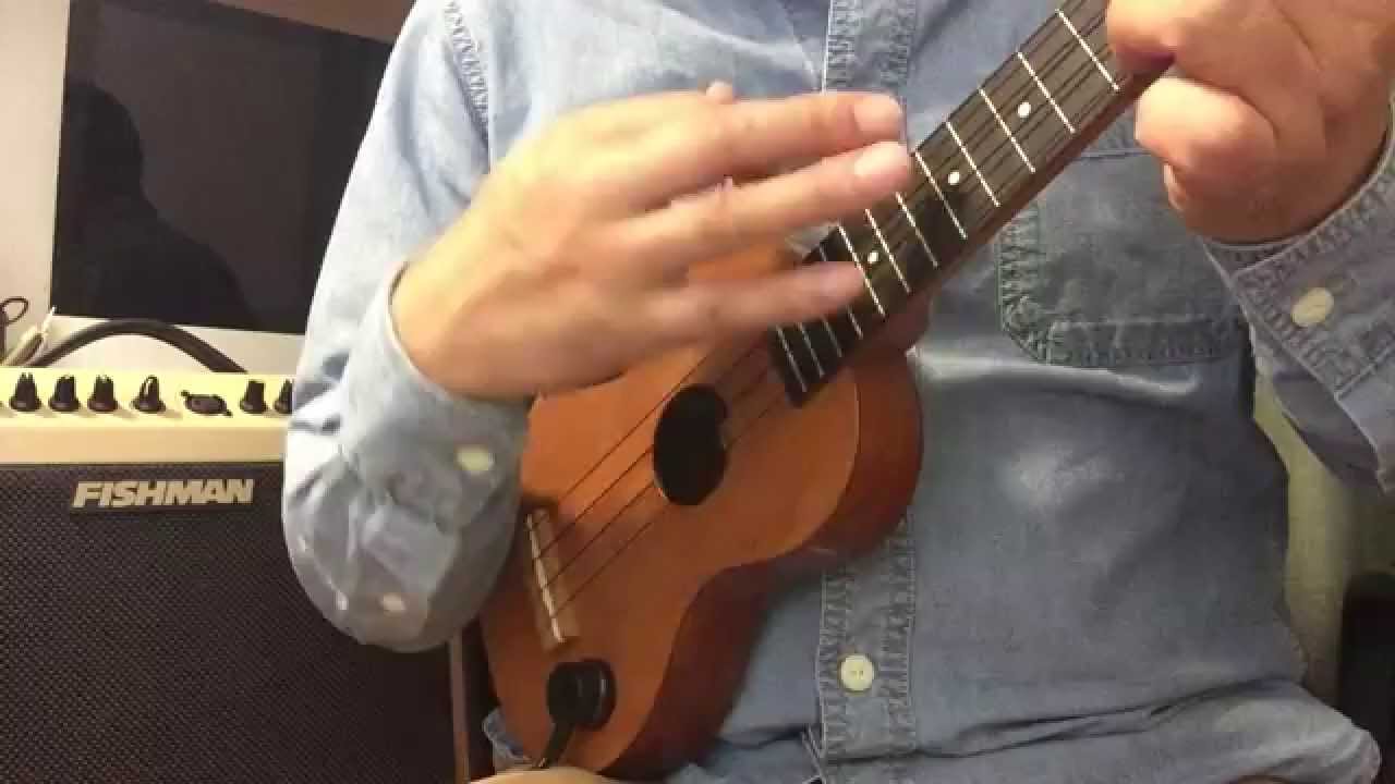BLUE MOON / Ukulele with acoustic pickup MSP - YouTube