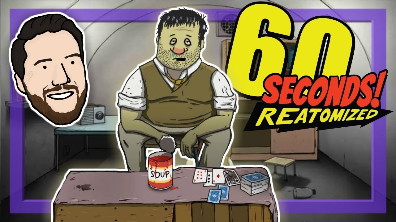 TED'S DEAD, BABY | Let's Play 60 Seconds! Reatomized - PART 1 | 2 Left ...