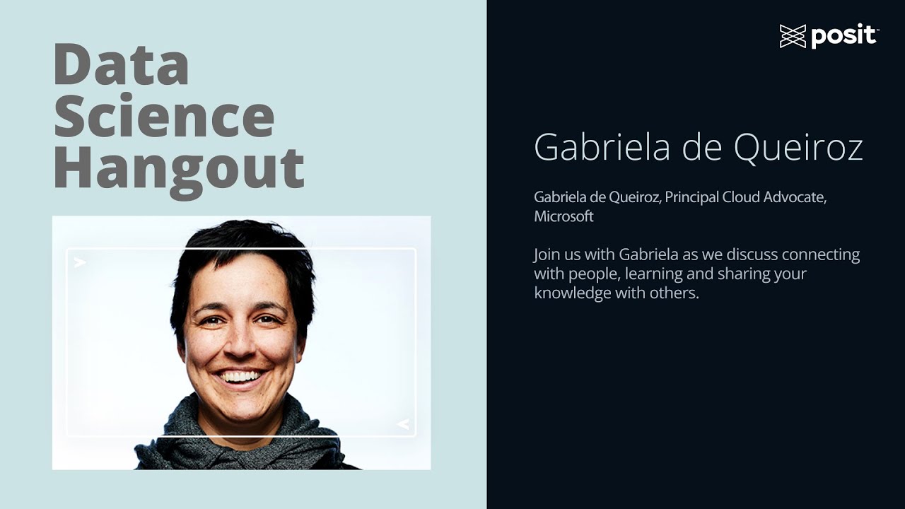 Gabriela de Queiroz @ Microsoft | Data Science Hangout - YouTube