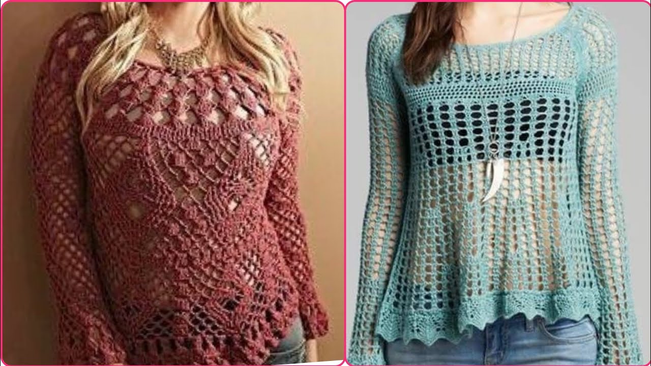 Crochet Scoop Neck Crop Top | Crochet Crop Top | Chenda DIY - YouTube
