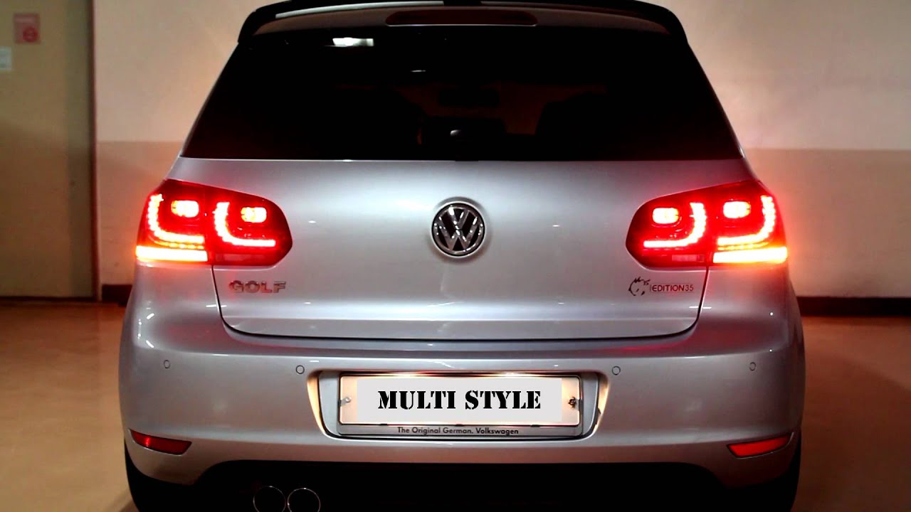 MK6 Golf R style Tail Lamp - YouTube