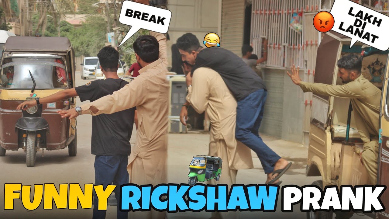Funny Rickshaw Prank | Challenger Boys - YouTube
