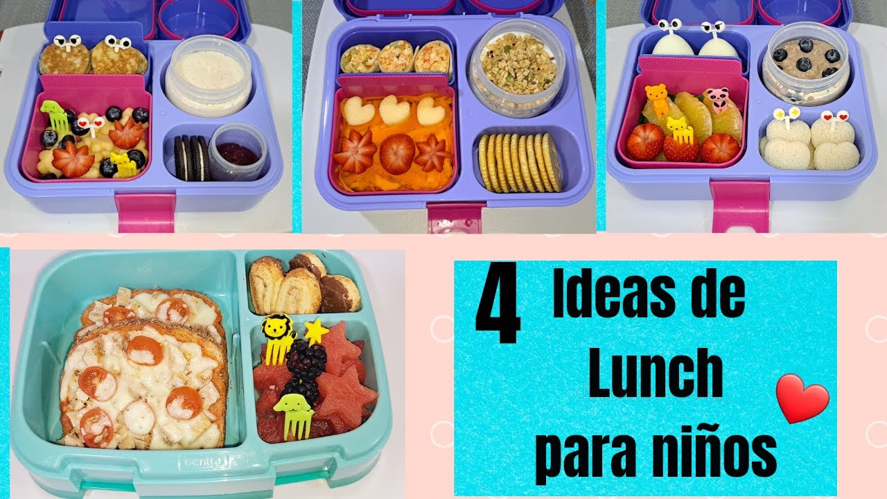 Ideas de LUNCH para niños, fáciles y rápidas. lunch para la escuela ...