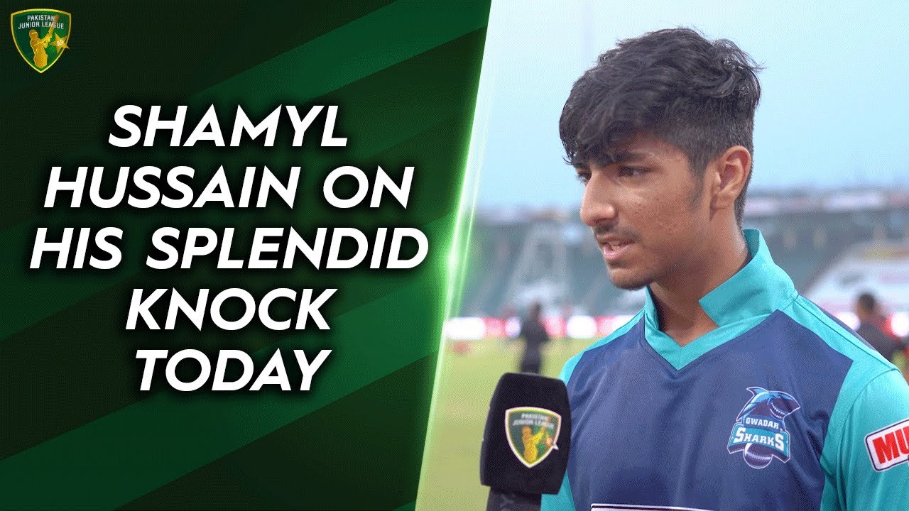 Shamyl Hussain on his splendid knock today | PJL | MV2T - YouTube
