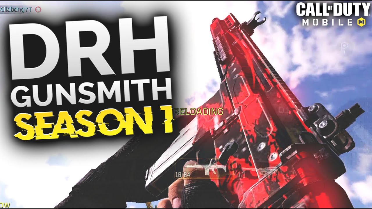 DRH BEST GUNSMITH LOADOUTS IN COD MOBILE SEASON 1 | BEST ATTACHMENTS ...
