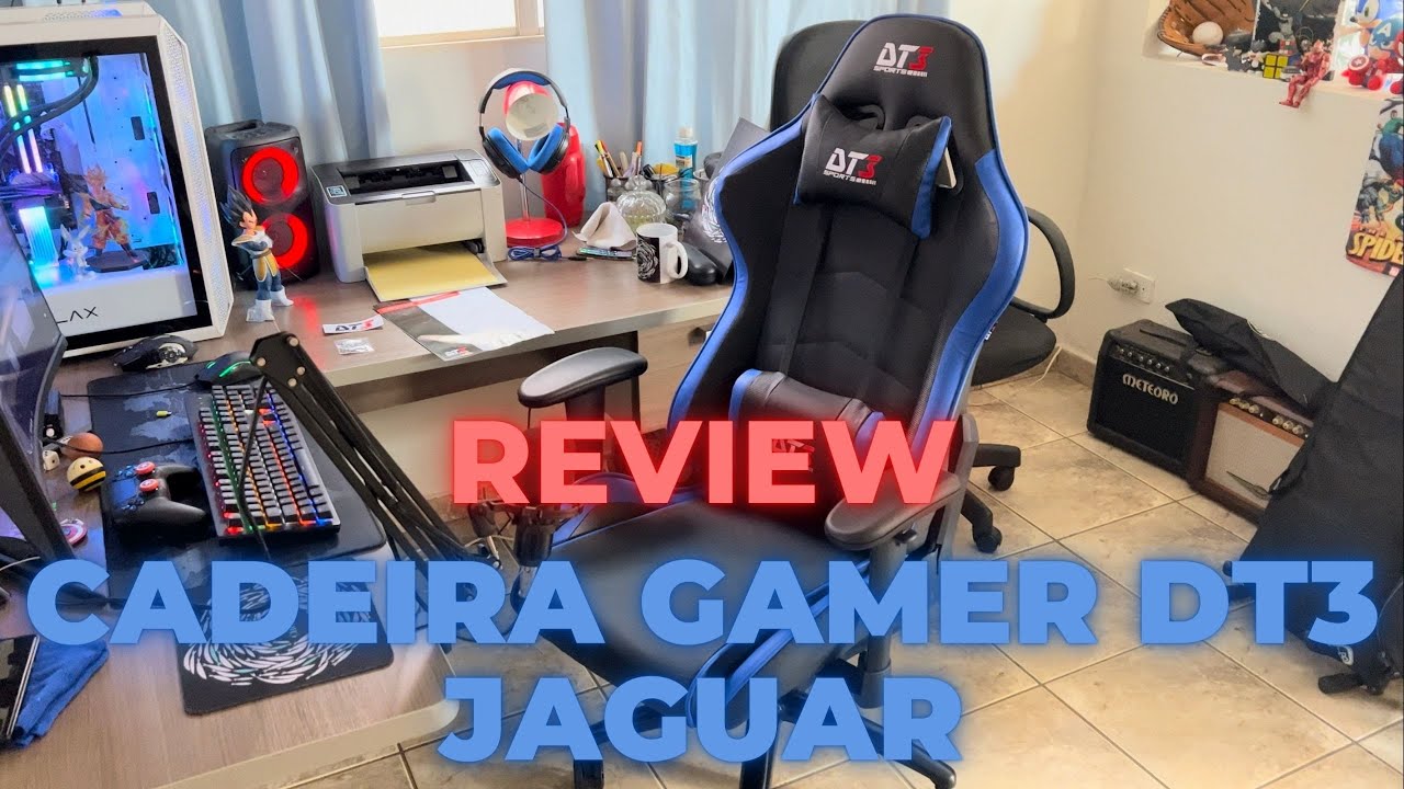 Review Cadeira gamer DT3 JAGUAR series Racing - YouTube