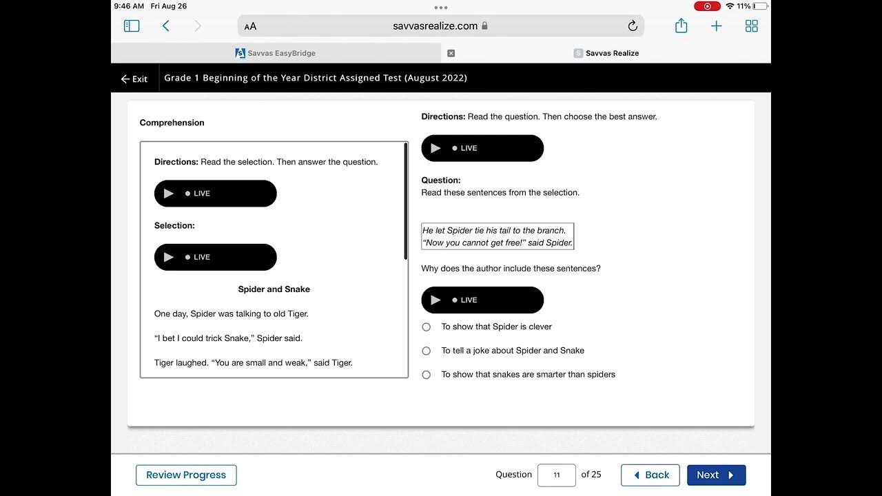 First grade SAVVAS BOY - YouTube