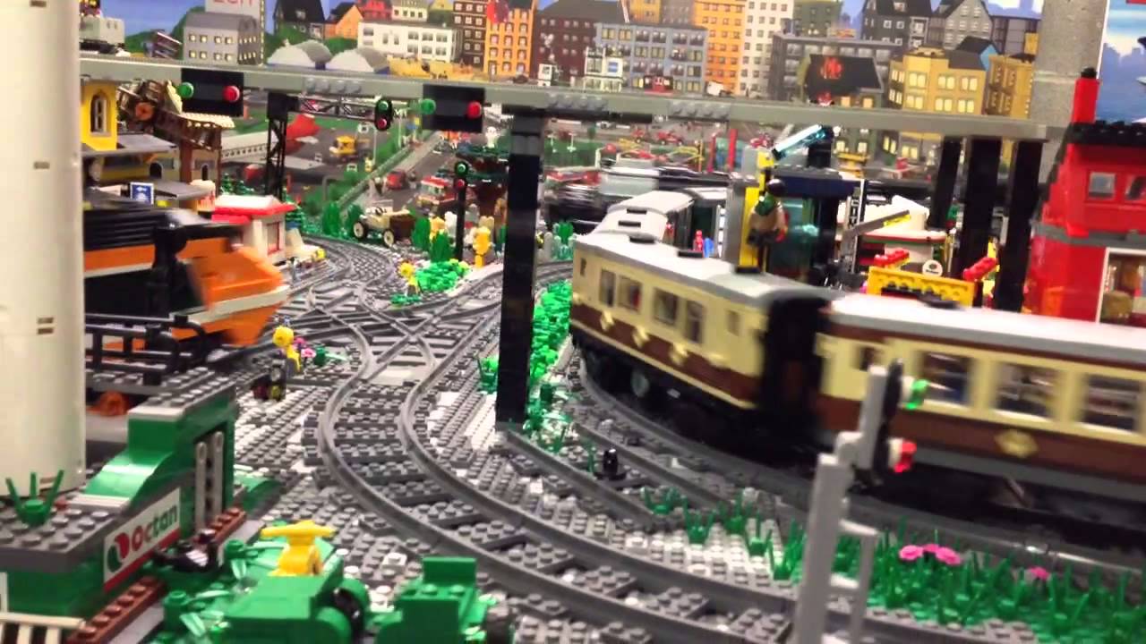 Lego big boy emeral nigth monorotaia horizon exspress - YouTube