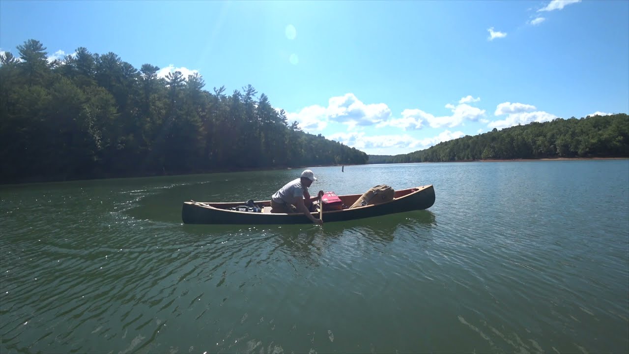 Canoe Camping at Philpott Lake, Virginia - YouTube