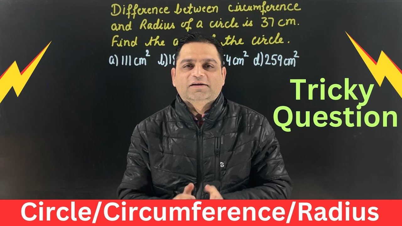 Circle Problems | Area of Circle | Circumference of Circle | Difference of Circumference and ...