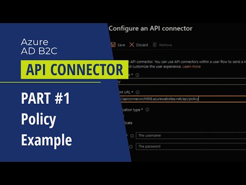 Azure AD B2C: API Connector Azure Function Policy Example - YouTube