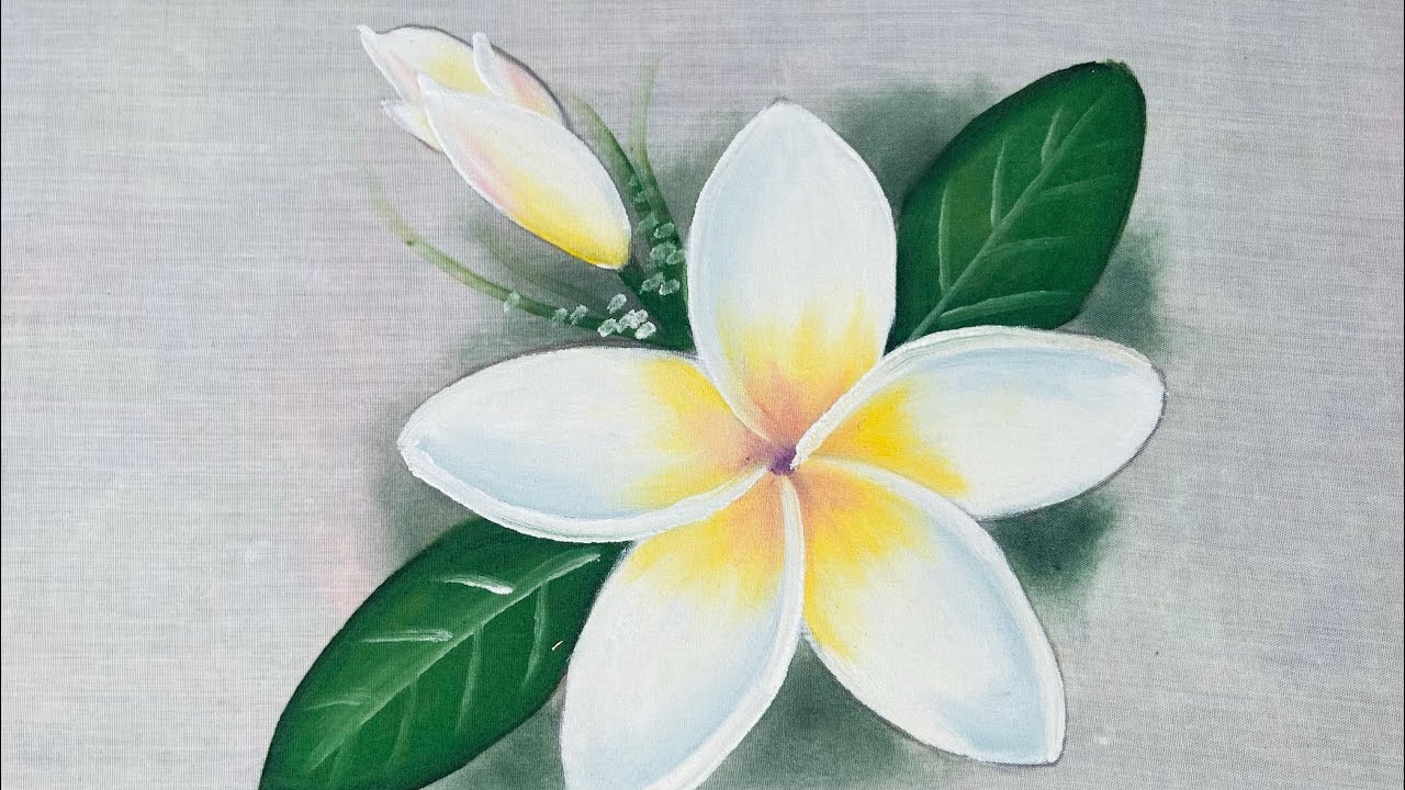 APRENDA A PINTAR FLOR DE JASMIM - YouTube