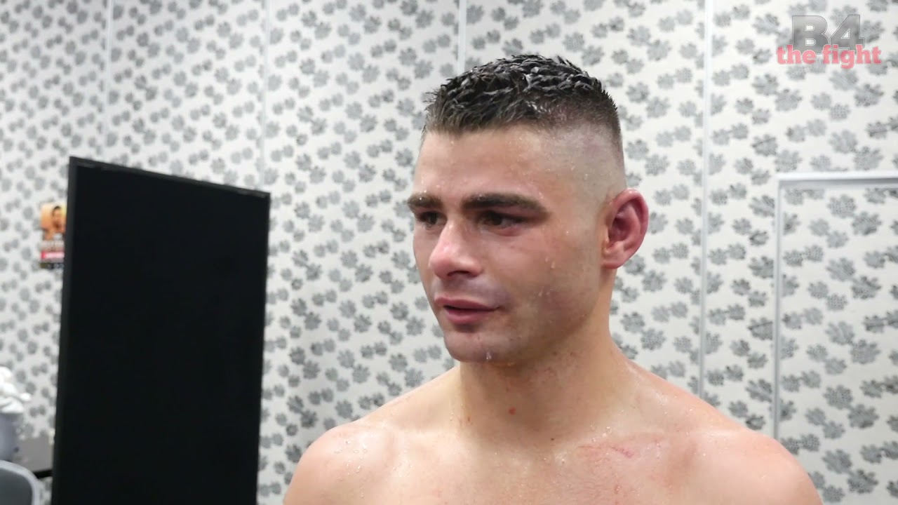 Jake Wyllie Post Fight Interview - YouTube