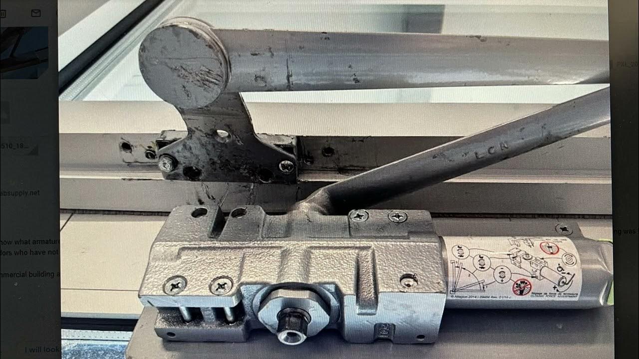 A Conversation regarding the installation of a 4040XP x EDA door closer ...