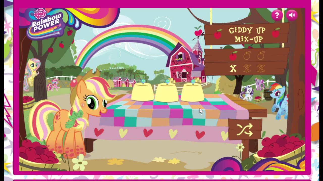 MY LITTLE PONY Giddy Up Mix-Up :D - YouTube