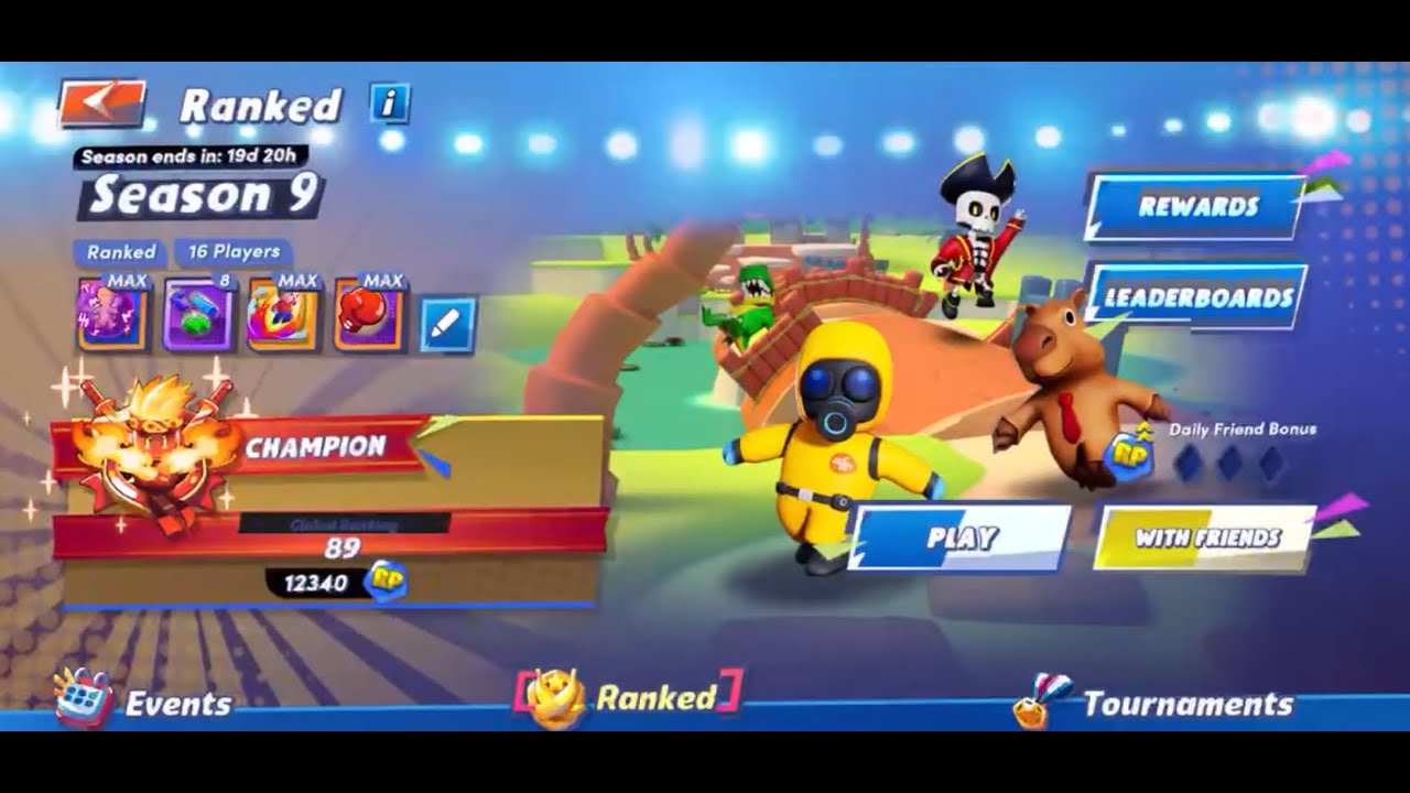 Stream stumble guys push rank season 9 #81 - YouTube