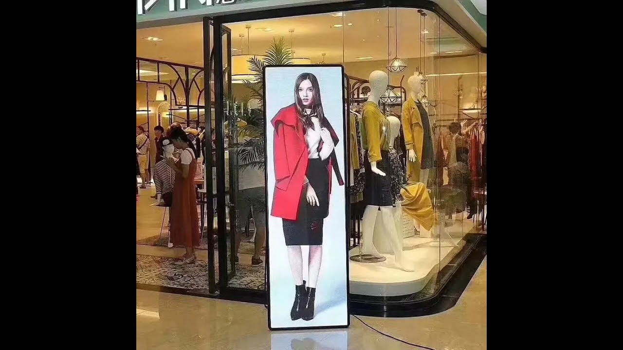 Led poster display Stability test - YouTube