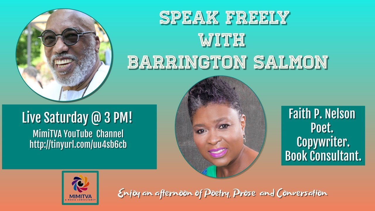 Faith P. Nelson on Speak Freely with Barrington Salmon - YouTube