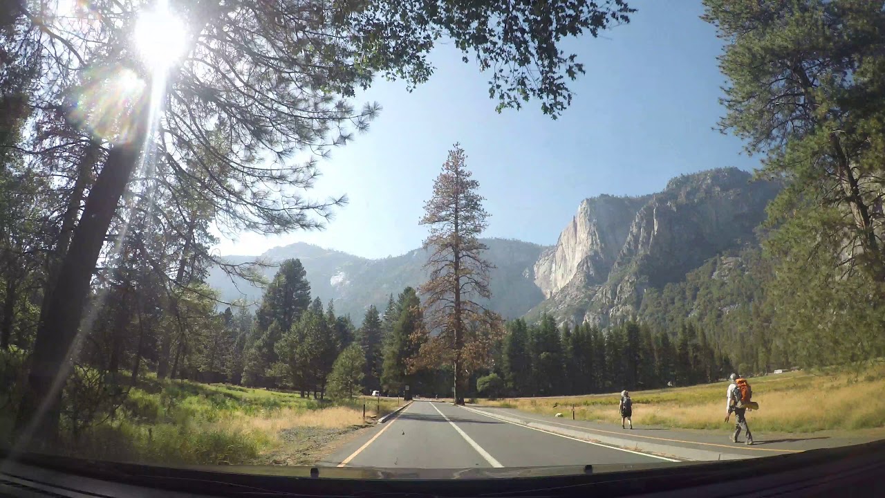 Yosemite Valley floor drive around. - YouTube