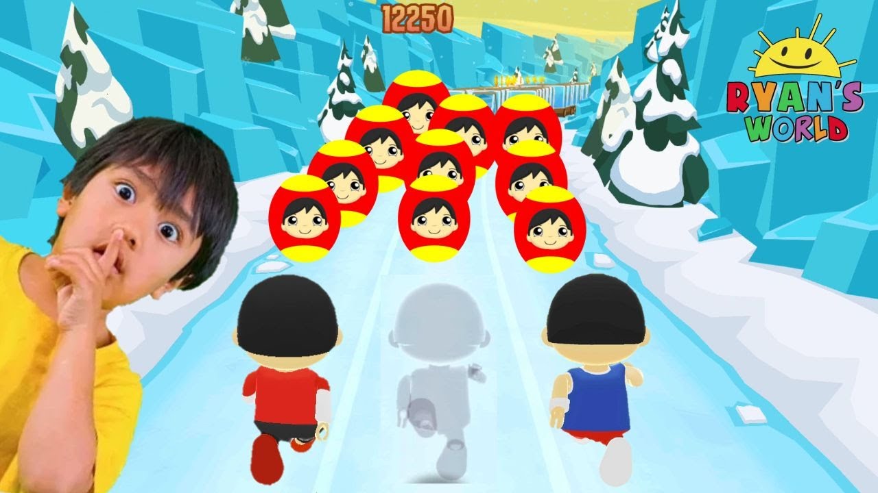 Tag with Ryan New Characters - Red T-Shirt Ryan 🆚 Cobalt Robo Ryan 🆚 ...