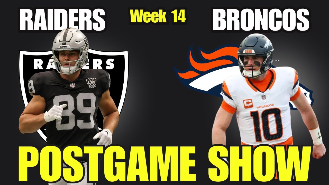 Las Vegas Raiders Vs Denver Broncos POSTGAME Show - YouTube