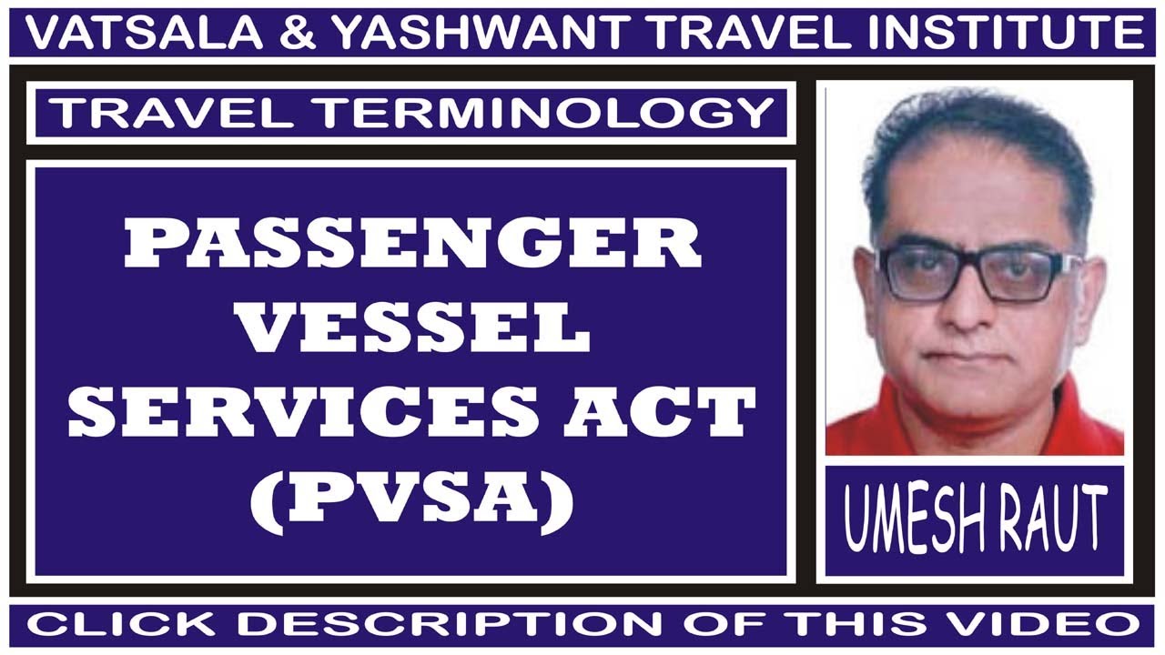 PASSENGER VESSEL SERVICES ACT (PVSA) | TRAVEL TERMINOLOGY - YouTube