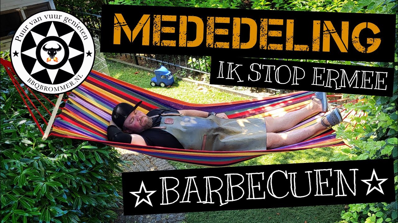 BBQ MEDEDELING!!! - YouTube