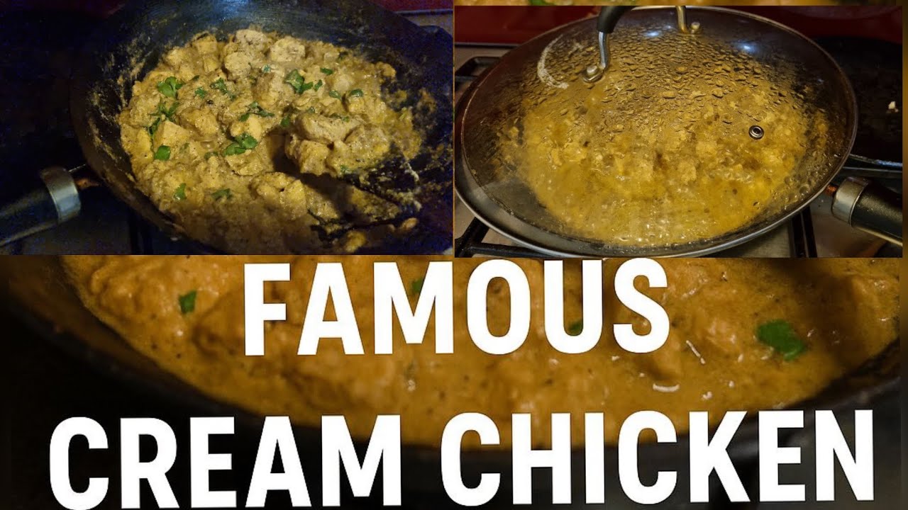 Cream Chicken Recipe Like Famous Chawla Chicken | Restaurant-Style at ...