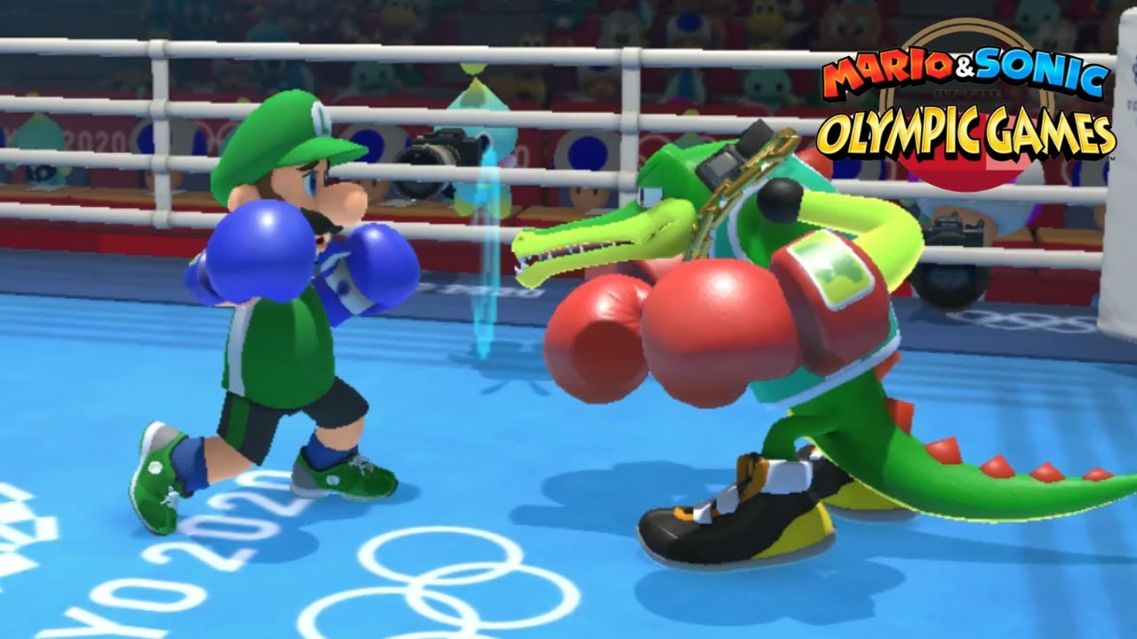 Boxing Very Hard Mario & Sonic At The Olympic Games Tokyo 2020 : Luigi ...