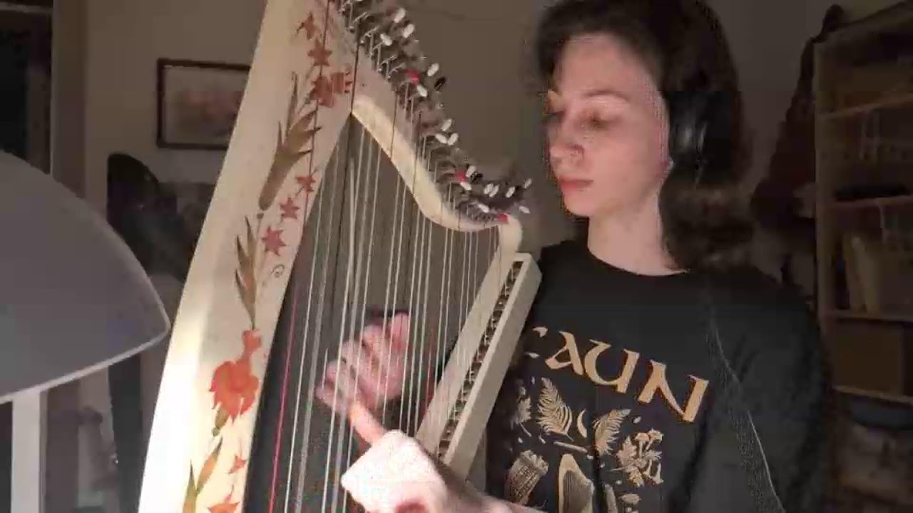 Evening harp practice - YouTube