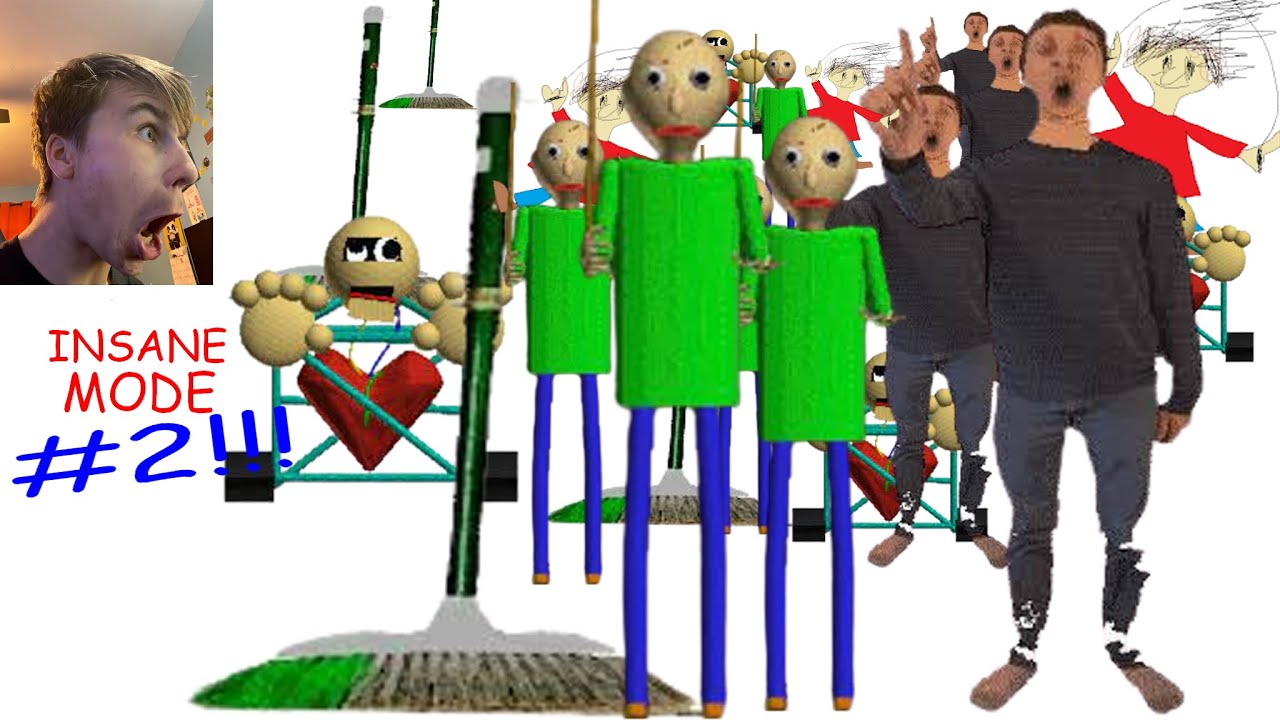 Baldi's Basics Classic Remastered Insane Mode #2 - YouTube