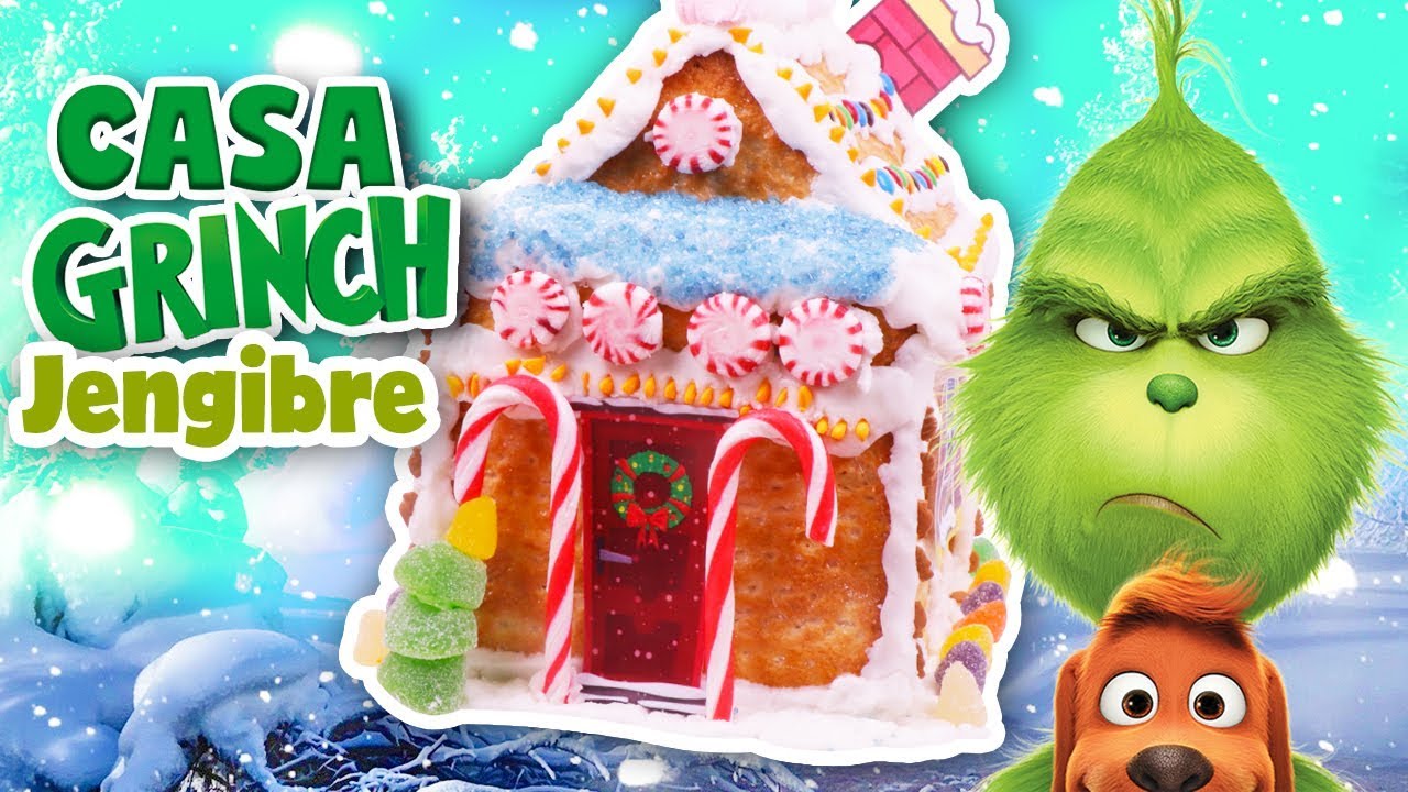 DIY 🍭 CASA de JENGIBRE de "El GRINCH" 🏠🍭 Manualidades Fantásticas - YouTube