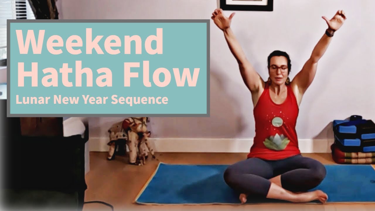 Hatha Vinyasa Flow - Lunar New Year Sequence - YouTube