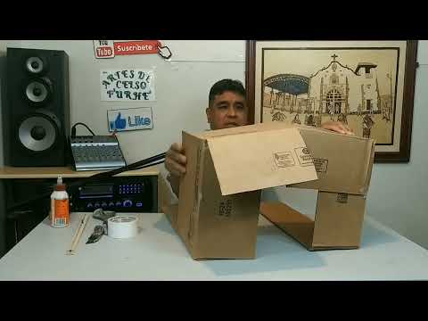 Cómo Hacer Casita De Cartón Para Nacimiento Del Niño Jesus 🙏 (parte 1)