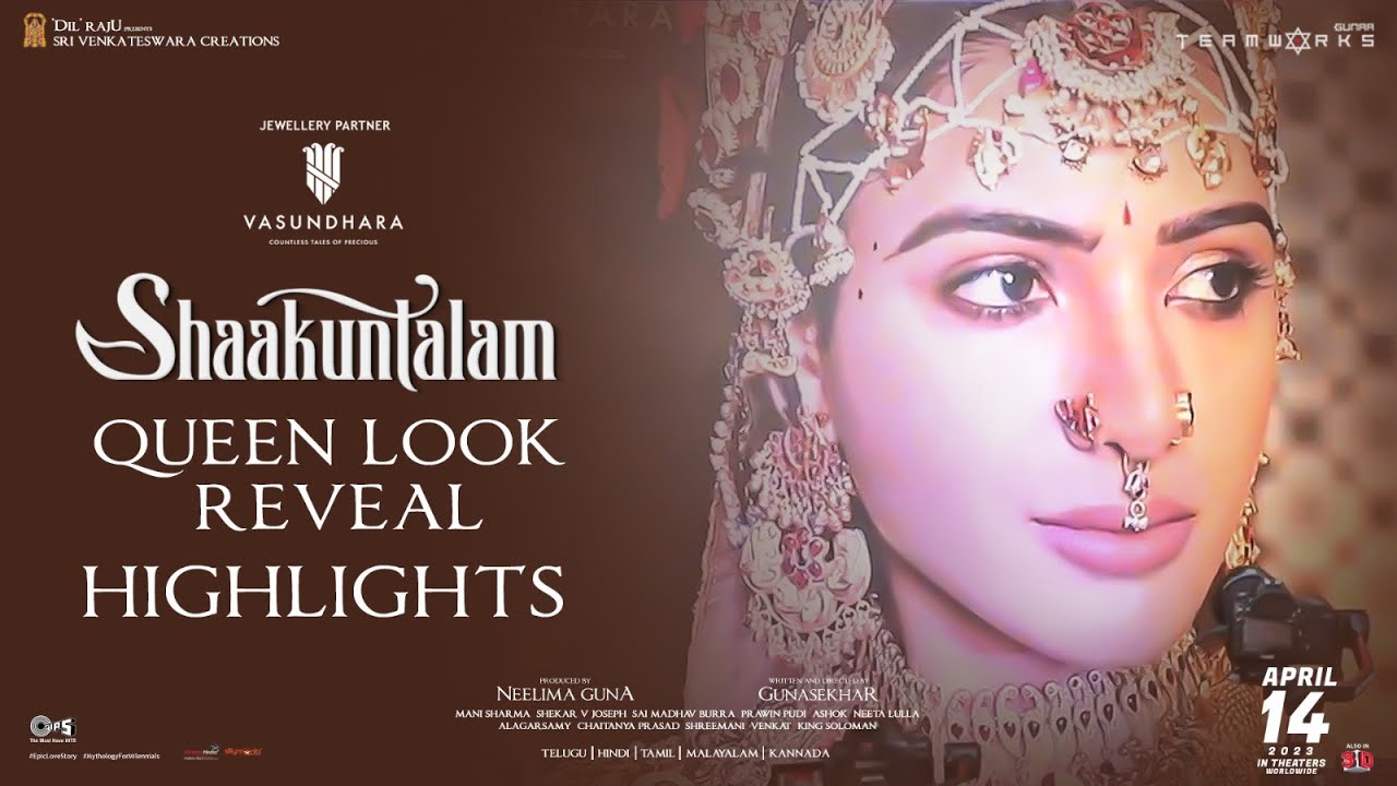 Highlights from the grand reveal of Regal Queen Look Of Shakuntala ...