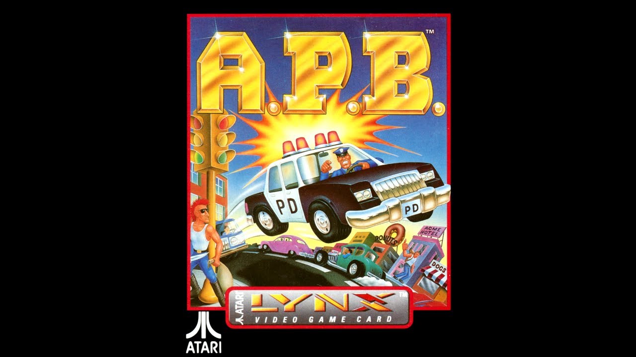 Atari Lynx - APB 'Title & Gameplay' - YouTube