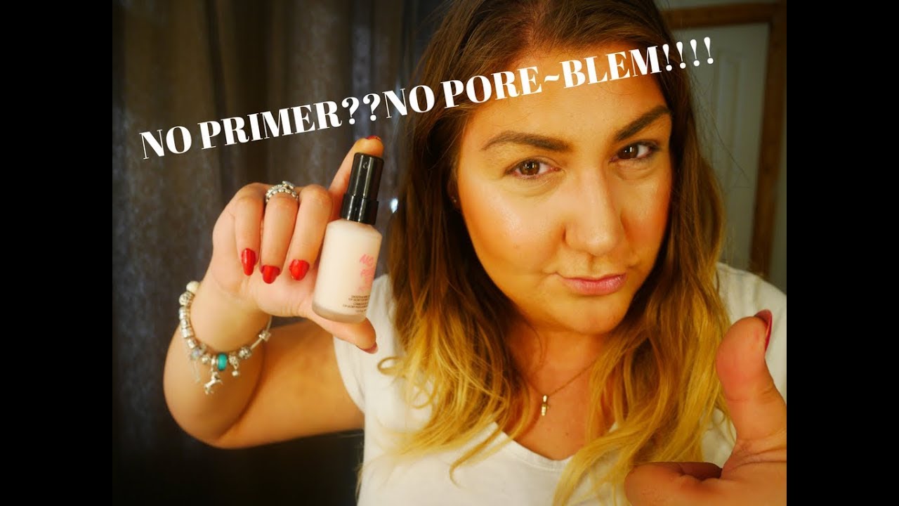 TESTING NEW PRIMER ~NO PRIMER....NO PORE-BLEM!! - YouTube