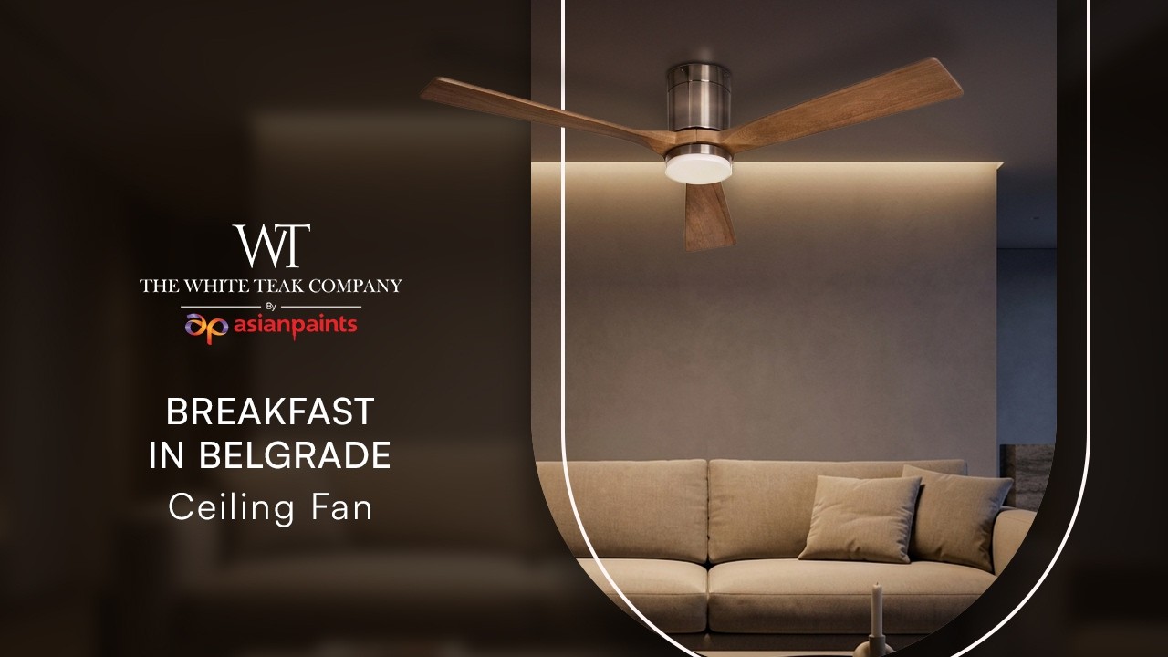 Breakfast In Belgrade 3 Color LED With Remote Control Ceiling Fan - YouTube
