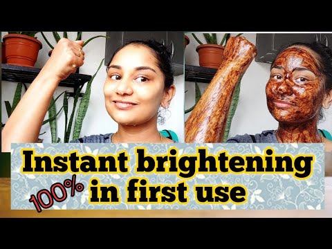 1 day challenge - Instant skin brightening | Visible change in first ...