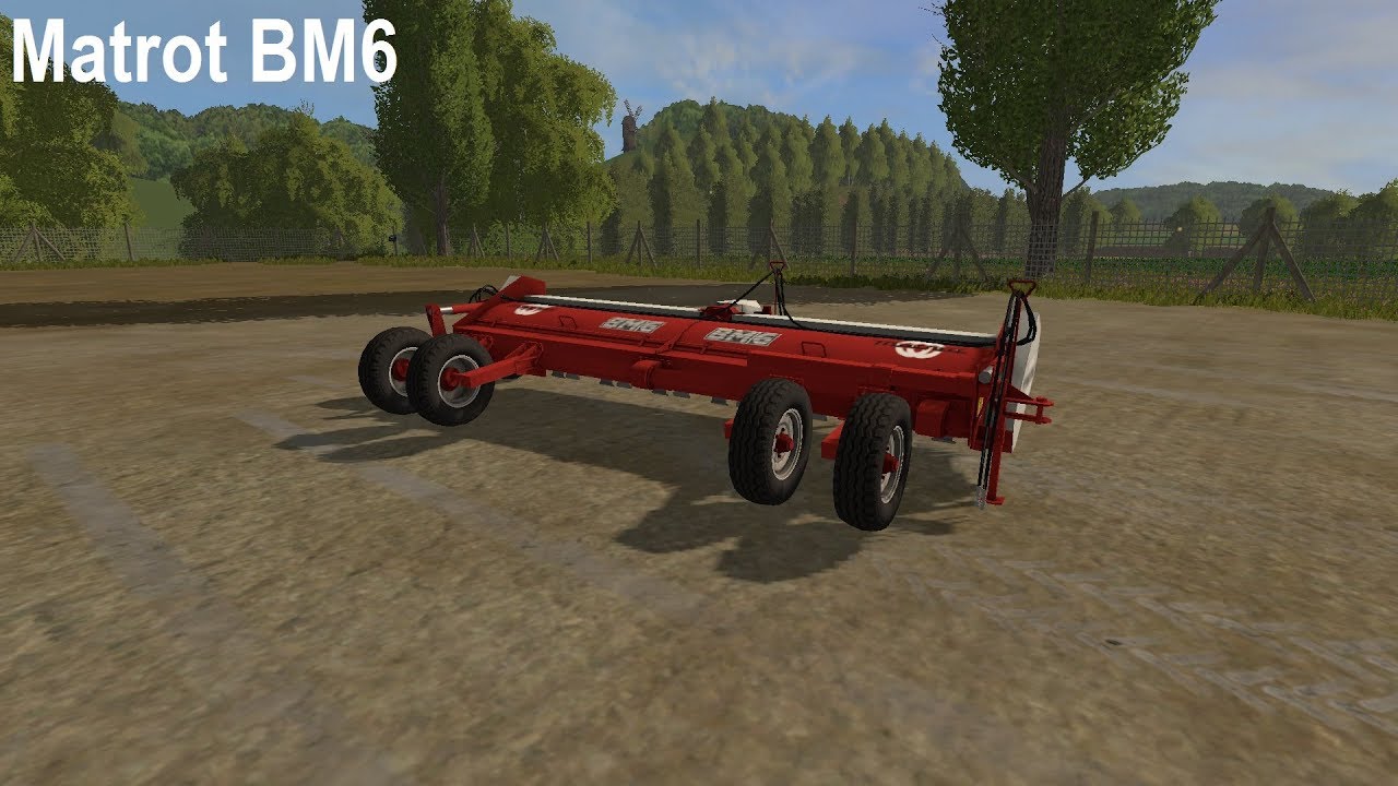Test Mod Matrot BM6 Farming simulator 17 - YouTube