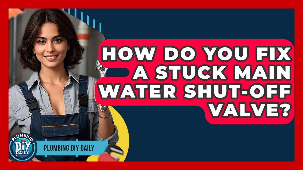 How Do You Fix A Stuck Main Water Shut-off Valve? - Plumbing DIY Daily ...